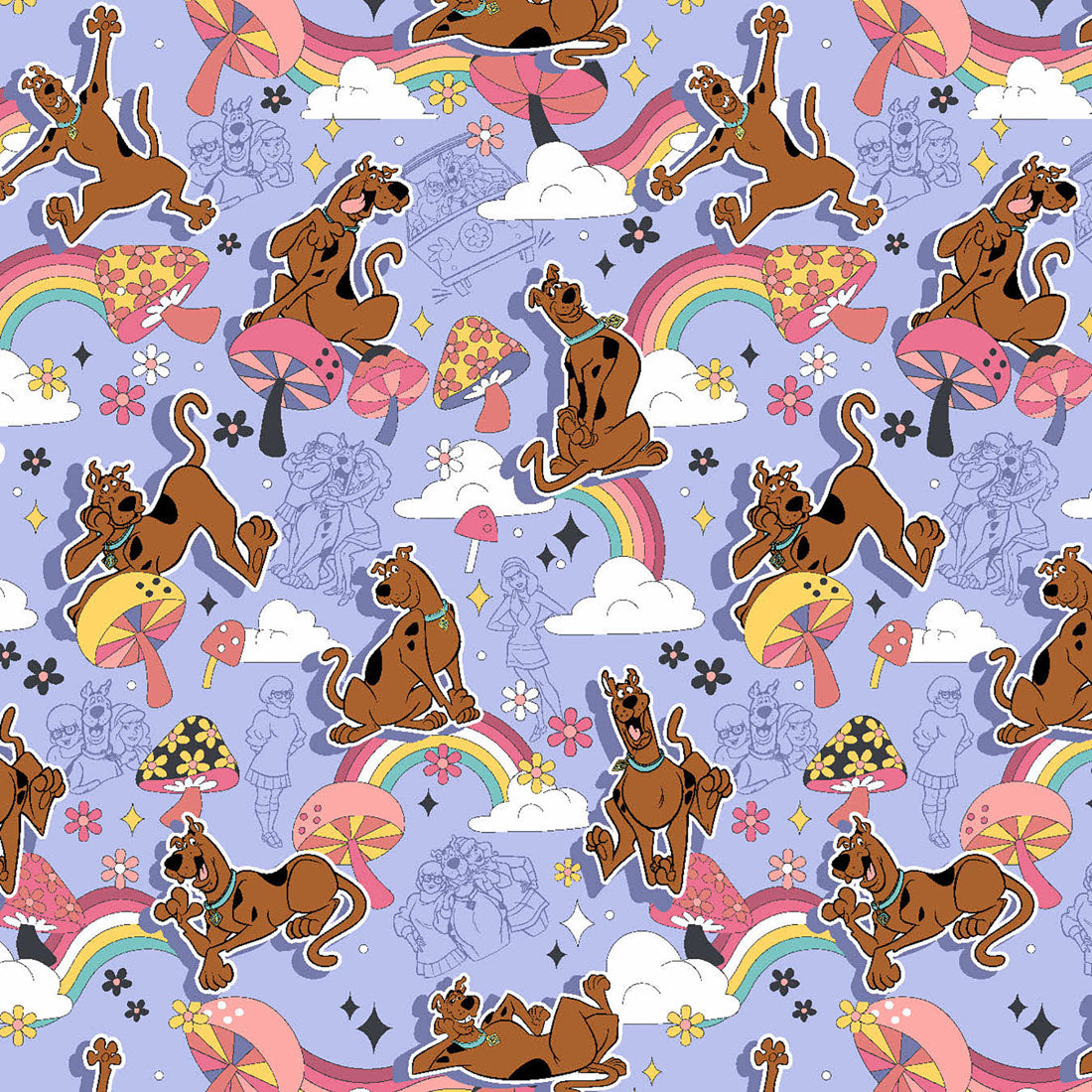 Scooby Doo Licensed Scrub Top TF796 SDGA | Tooniforms Medical Scrubs ...