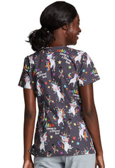 Autism Awareness Dickies Print V Neck Scrub Top | Medical Uniform ...