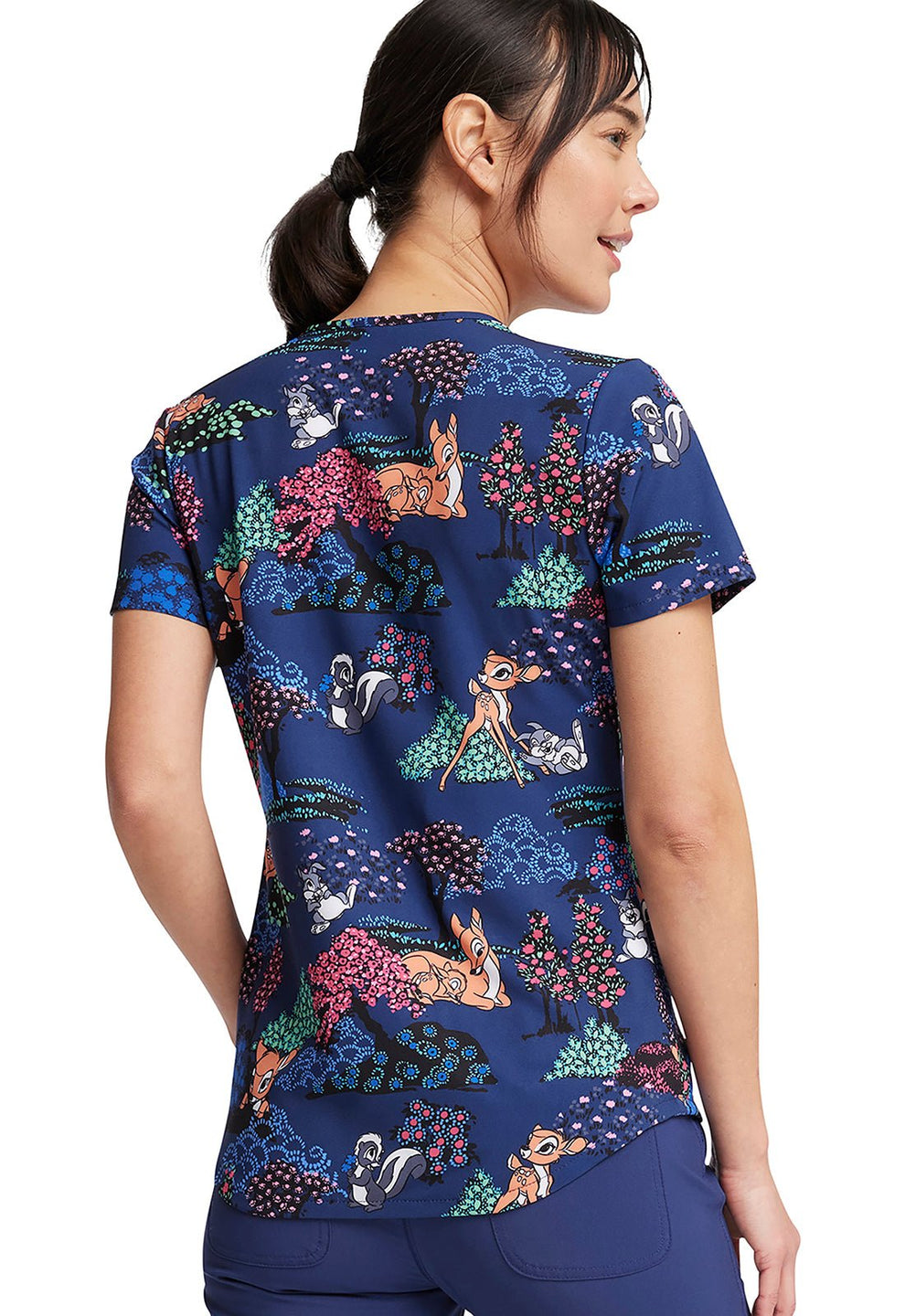 Bambi Tooniforms Licensed V Neck Scrub Top TF737 BAWG – Scrubs Select