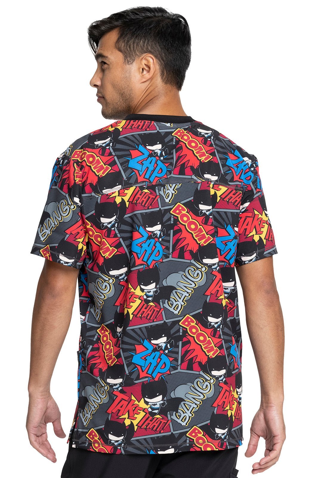 Batman Scrub Top Men - DC Comics Tooniforms V-Neck TF725 DMKW – Scrubs ...
