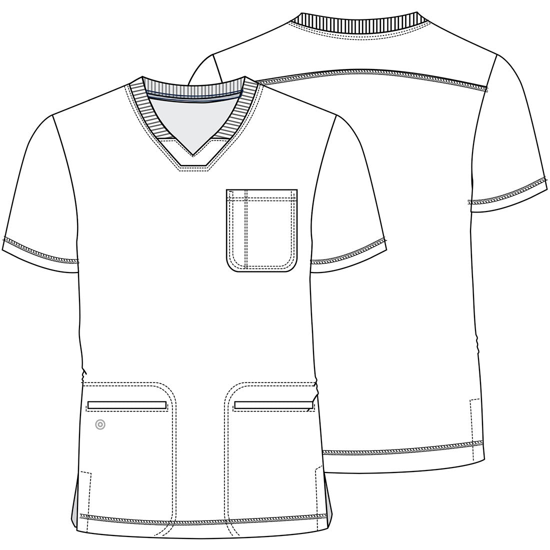 Batman Scrub Top Men - DC Comics Tooniforms V-Neck TF725 DMKW – Scrubs ...