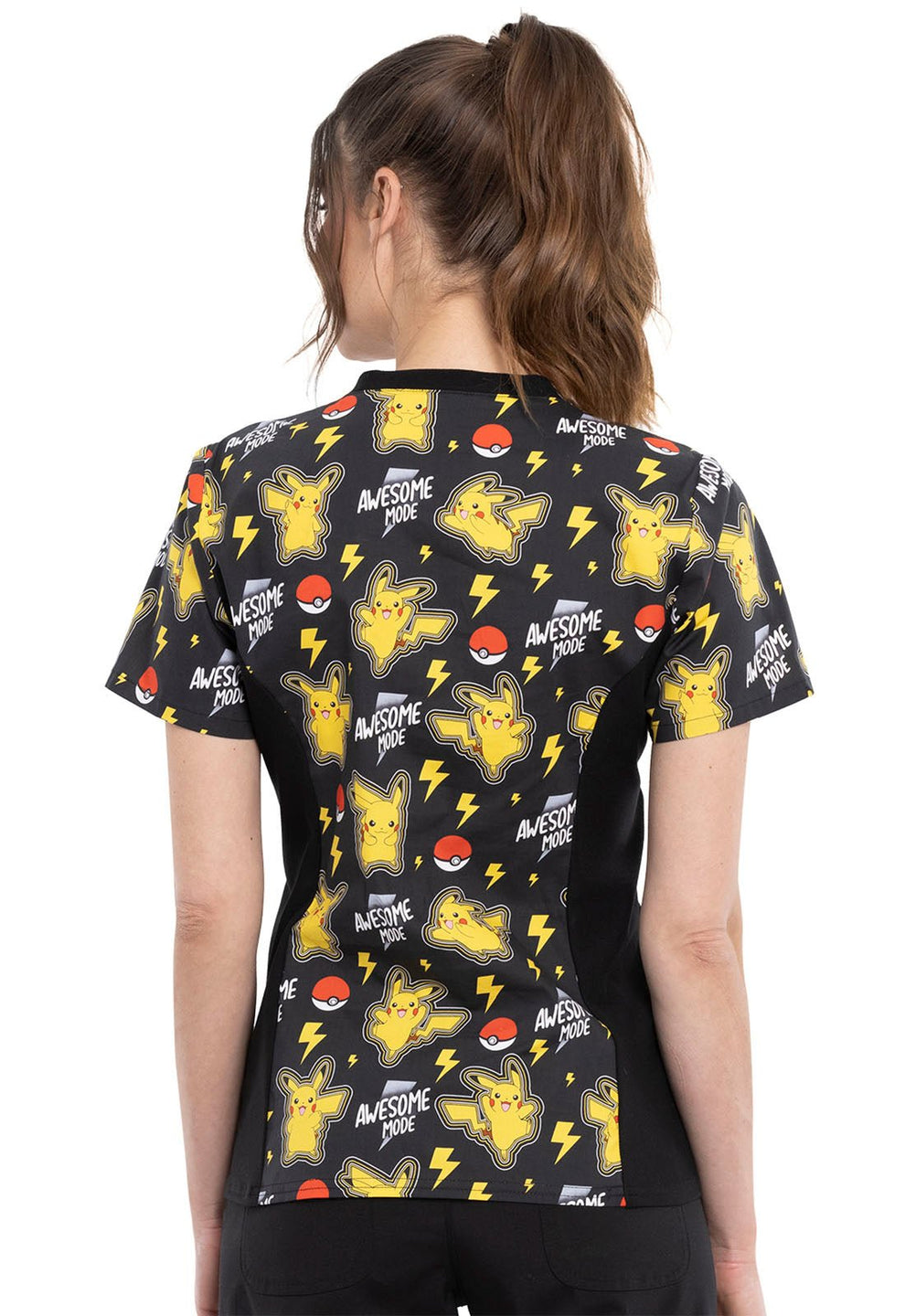 Pichu Tooniforms Licensed Pokemon V Neck Scrub Top TF636 PMAM – Scrubs ...